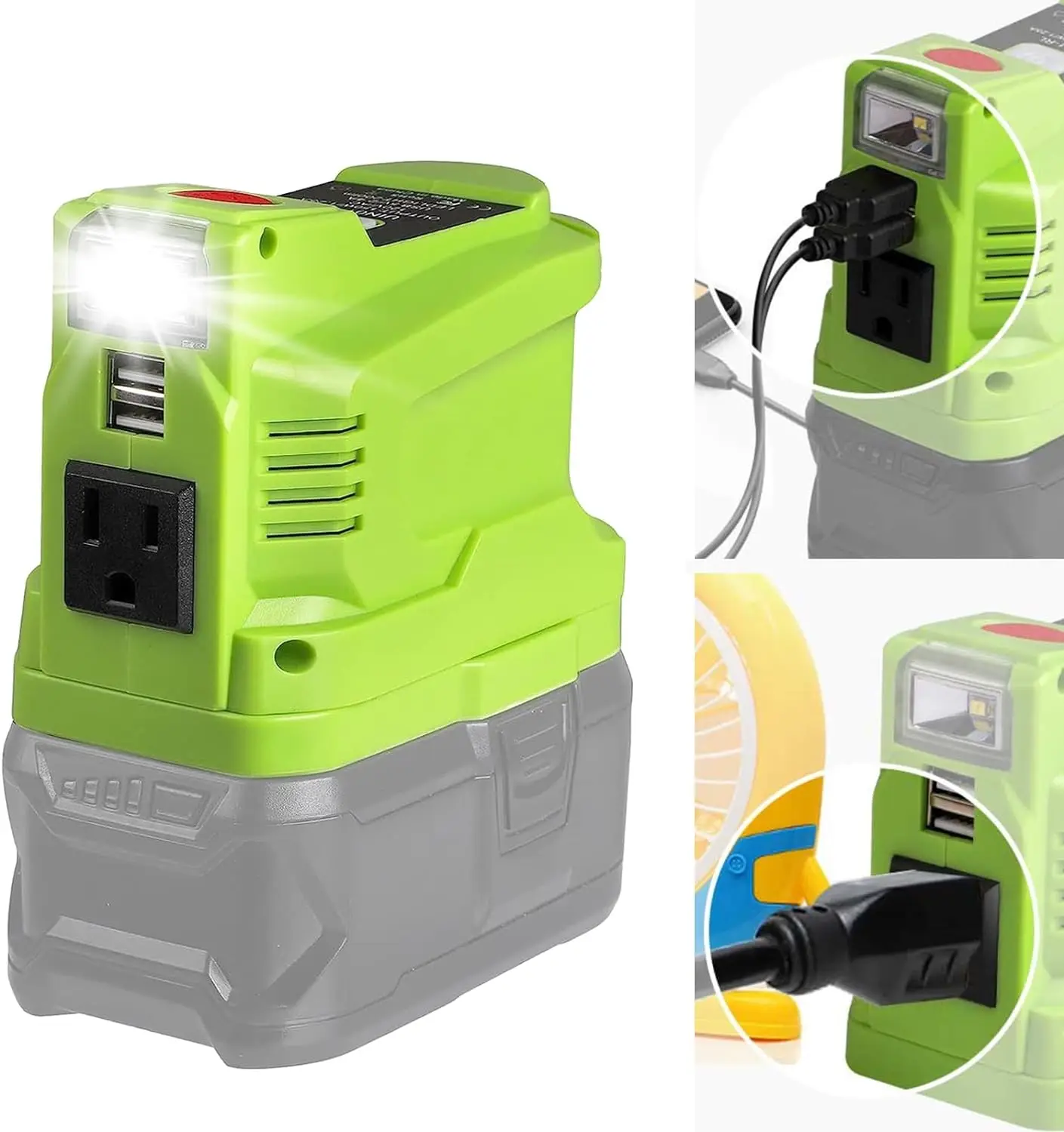 150W-Power-Inverter-DC-18V-To-AC-110V-Generator-for-Ryobi-18V-Lithium ...