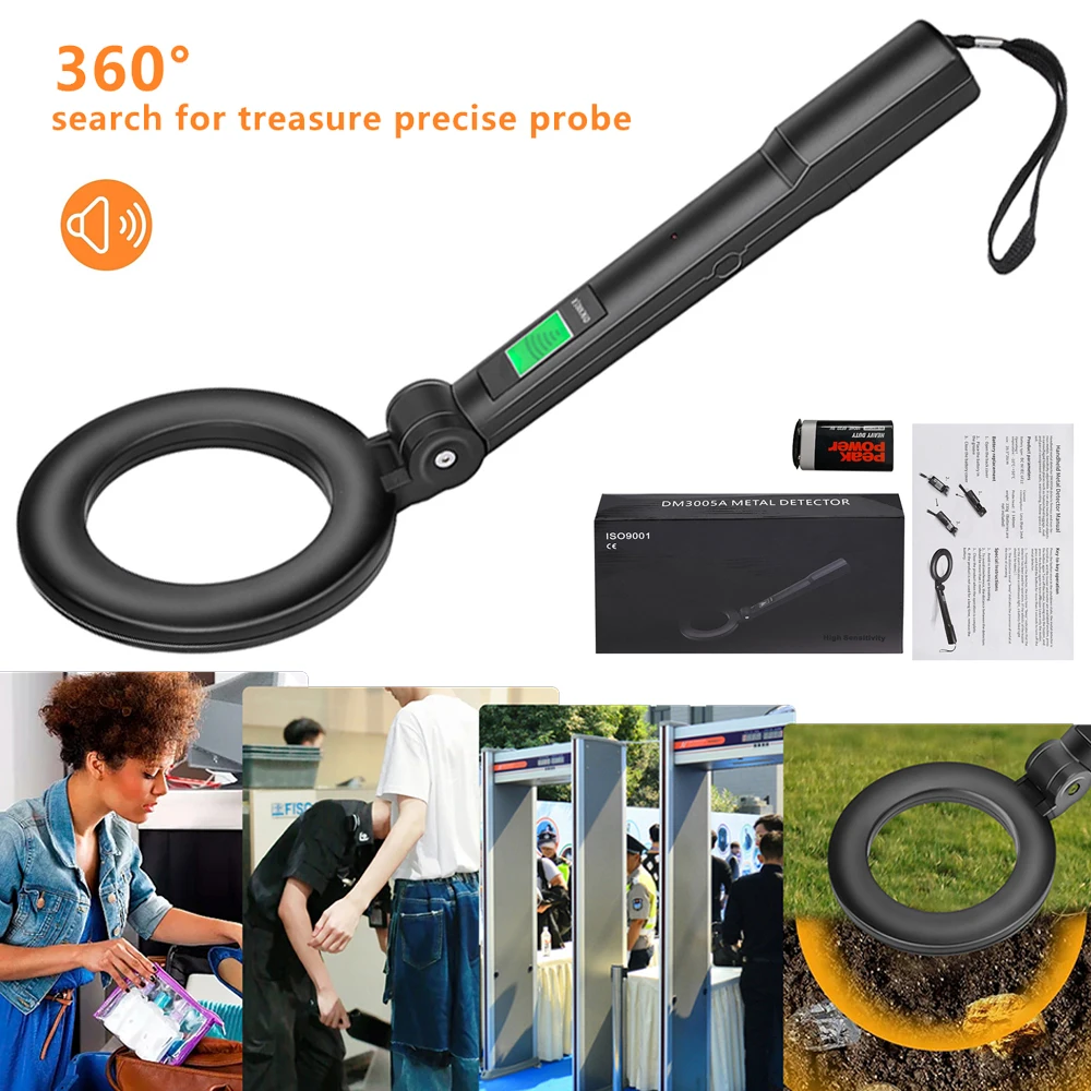 DM3004A-Professional-LED-Metal-Detector-Handheld-Pinpointer-with-Alarm ...
