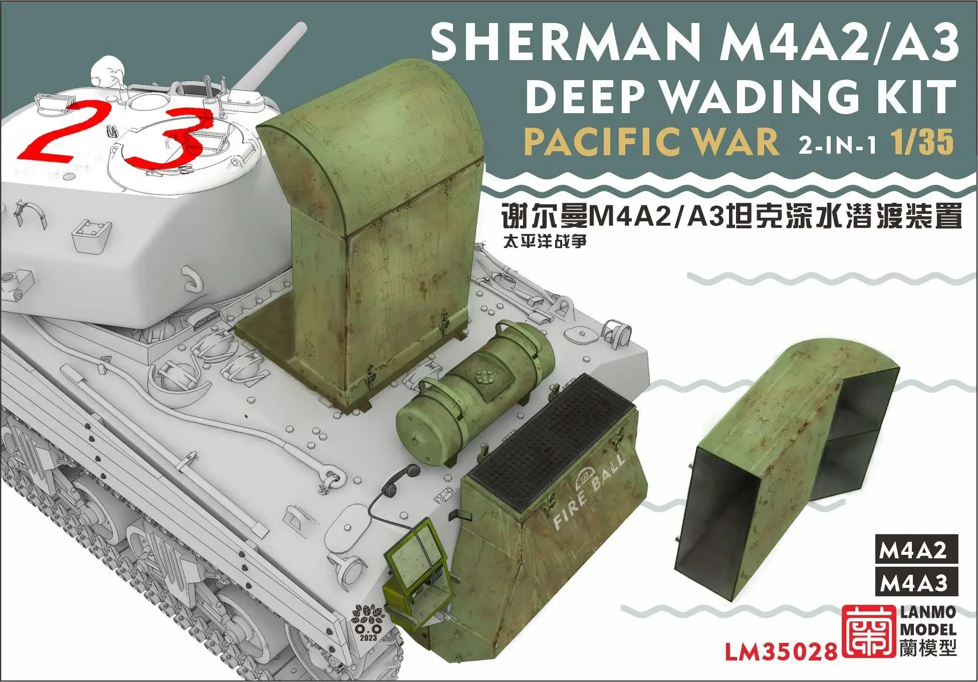 Heavy-Hobby-Lan-Model-LM-35028-1-35-WWII-U-S-Army-PACIFIC-WAR-SHERMAN ...