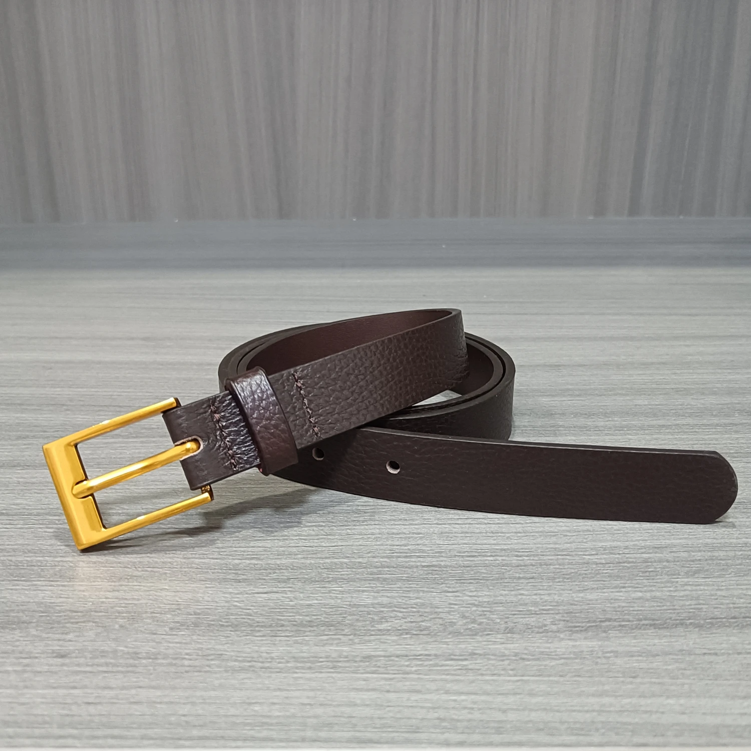 Men and Women Archaic Gold Leather Belt Top Cowhide Leather Clothing ...