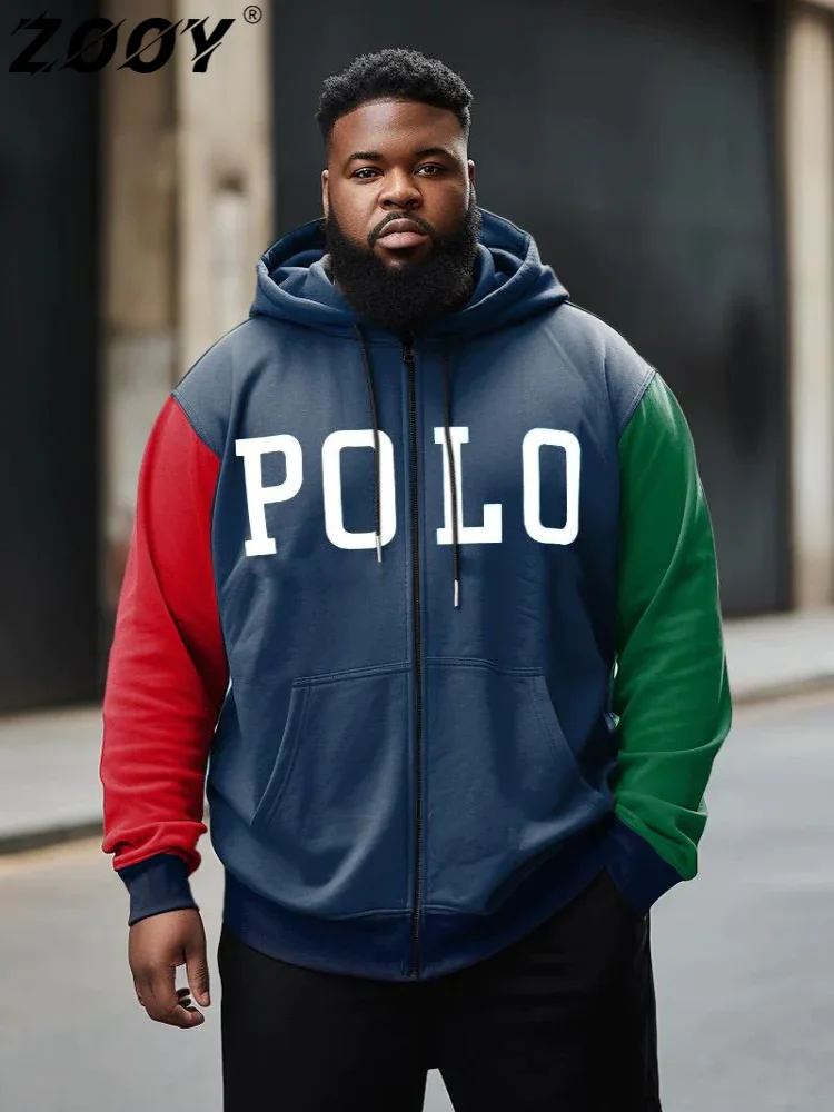 Zooy-Masculino-Casual-Manga-Longa-Street-Suit-Fun-Color-Block ...