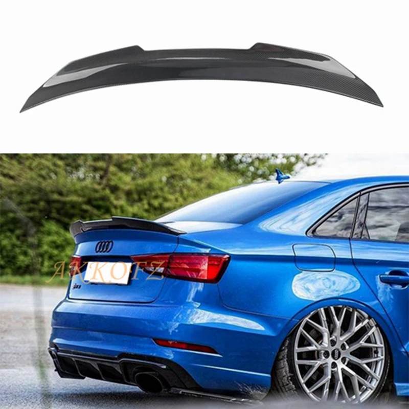 For AUDI A3 S3 RS3 Limousine 8V Sedan 2013-2020 PSM Style Carbon Fiber ...