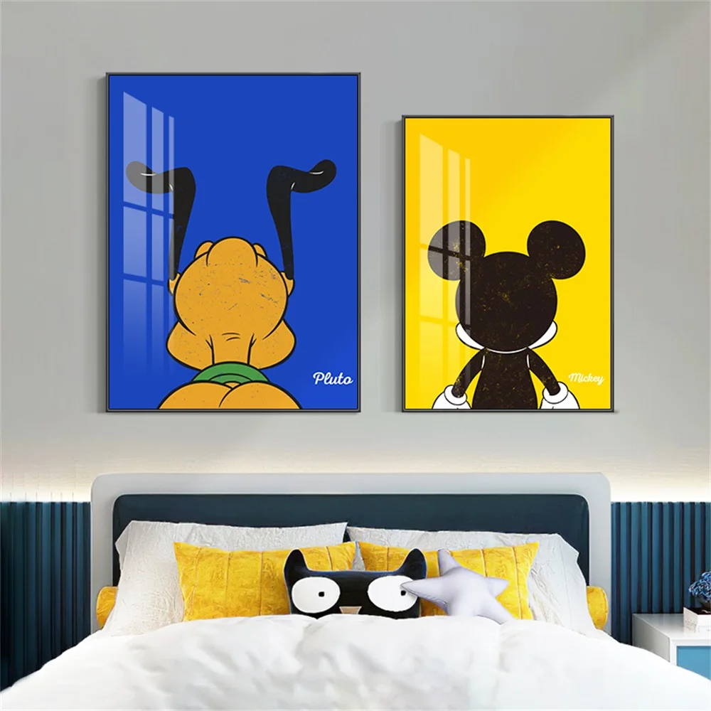 Cartoon-Donald-Duck-Mickey-Mouse-Canvas-Paintings-Disney-Back-View ...