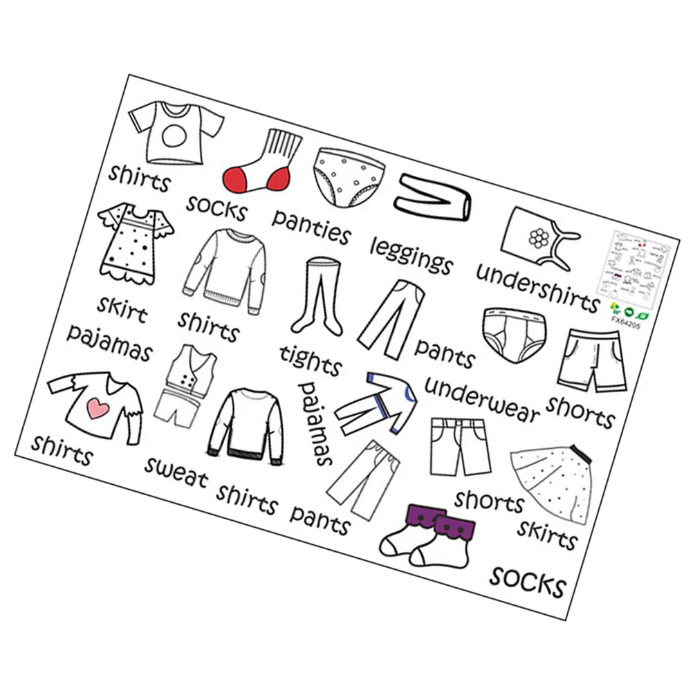Clothing-Classification-Sticker-Wardrobe-Label-Stickers-Dressing-Table ...