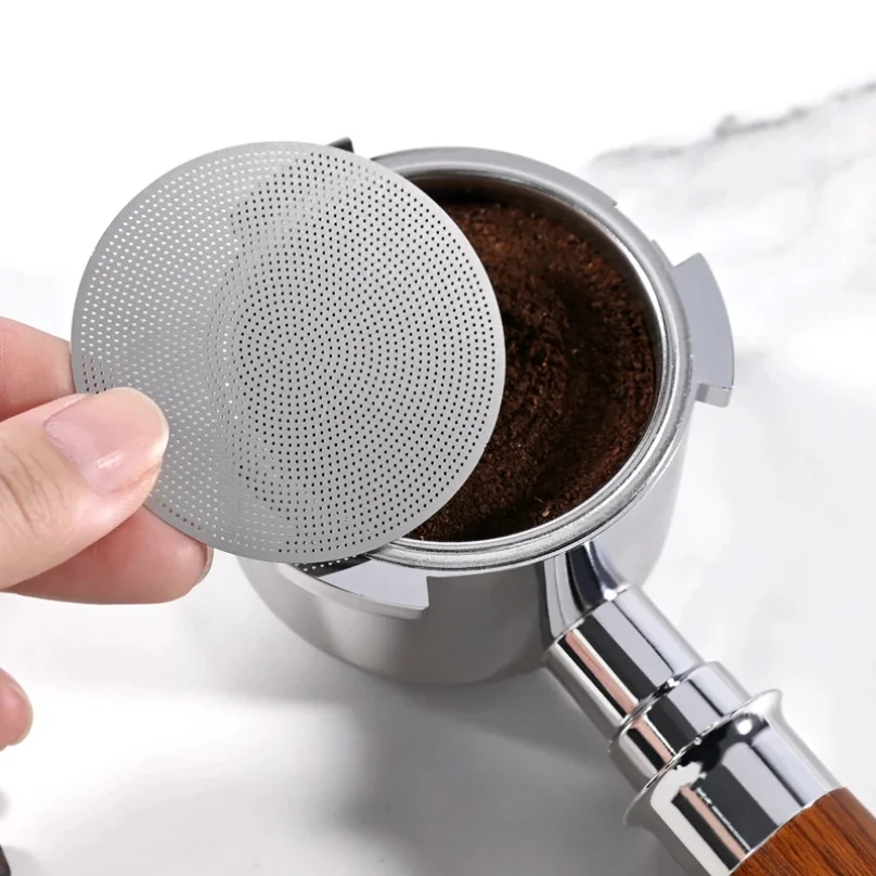 Espresso Puck Screen Coffee Filter Reusable Stainless Steel Holder 0 ...