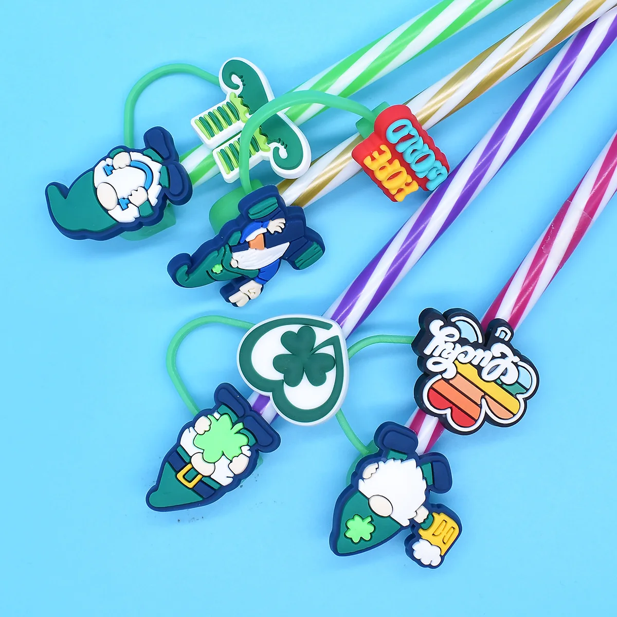 1pcs-Creative-and-personalized-four-leaf-clover-reusable-10MM-straw-cap ...