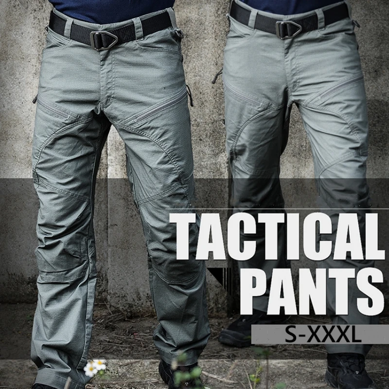 Waterproof-Commuter-Tactical-Pants-Men-Camouflage-Trousers-Slim-Work ...