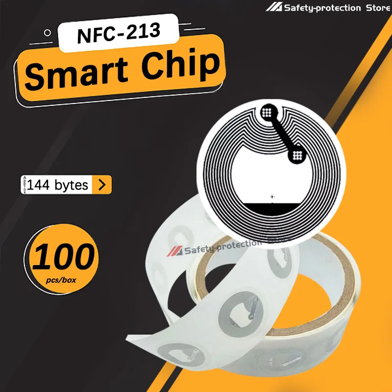 100 unids/caja] etiqueta adhesiva NFC, etiqueta NFC, teléfono usable ...