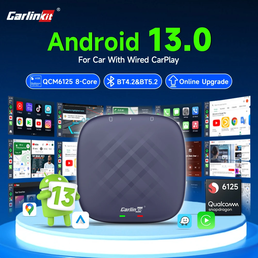 Android-13-CarlinKit-Android-Auto-inal-mbrico-CarPlay-AI-TV-Box-QCM6125 ...