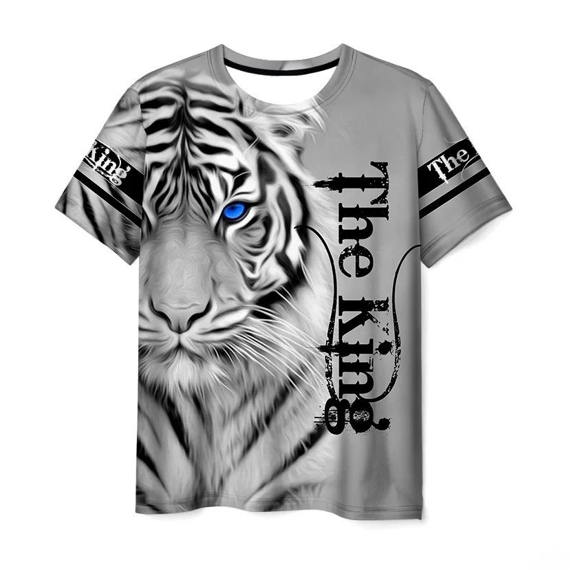 Men-s-Summer-Trend-Tiger-King-3D-Printing-Oversized-Breathable-Top ...