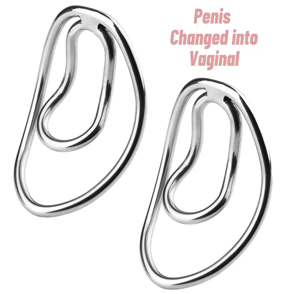 FUFU Clip Penis Ring Chastity Lock Training Curved Ring Delayed ...