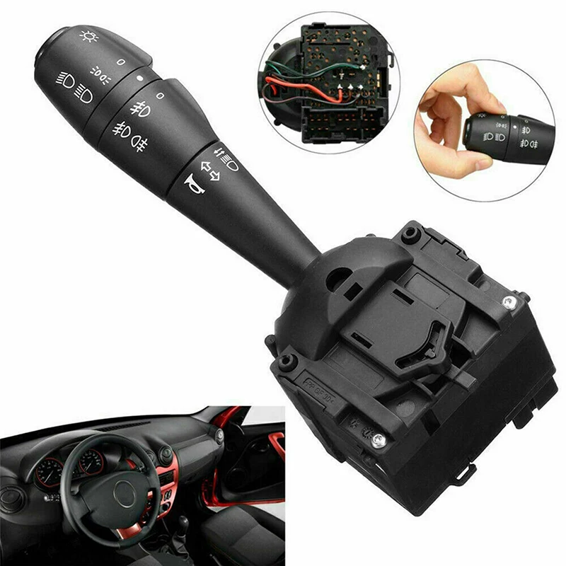 Car-Turn-Signal-Light-Steering-Column-Switch-Black-8201167988-Fit-For ...
