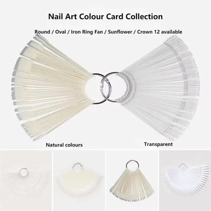 Nail-Swatches-Color-Card-Display-Chart-Gel-Polish-Template-Nail-Art ...