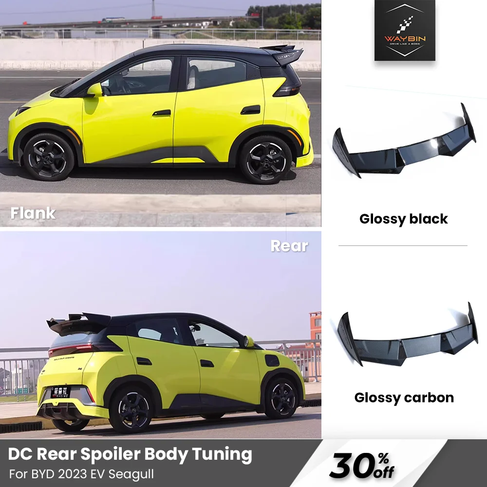 Carbon Fiber Exterior Seagull Body Kit, EV Sport Tuning BYD, Spoiler ...