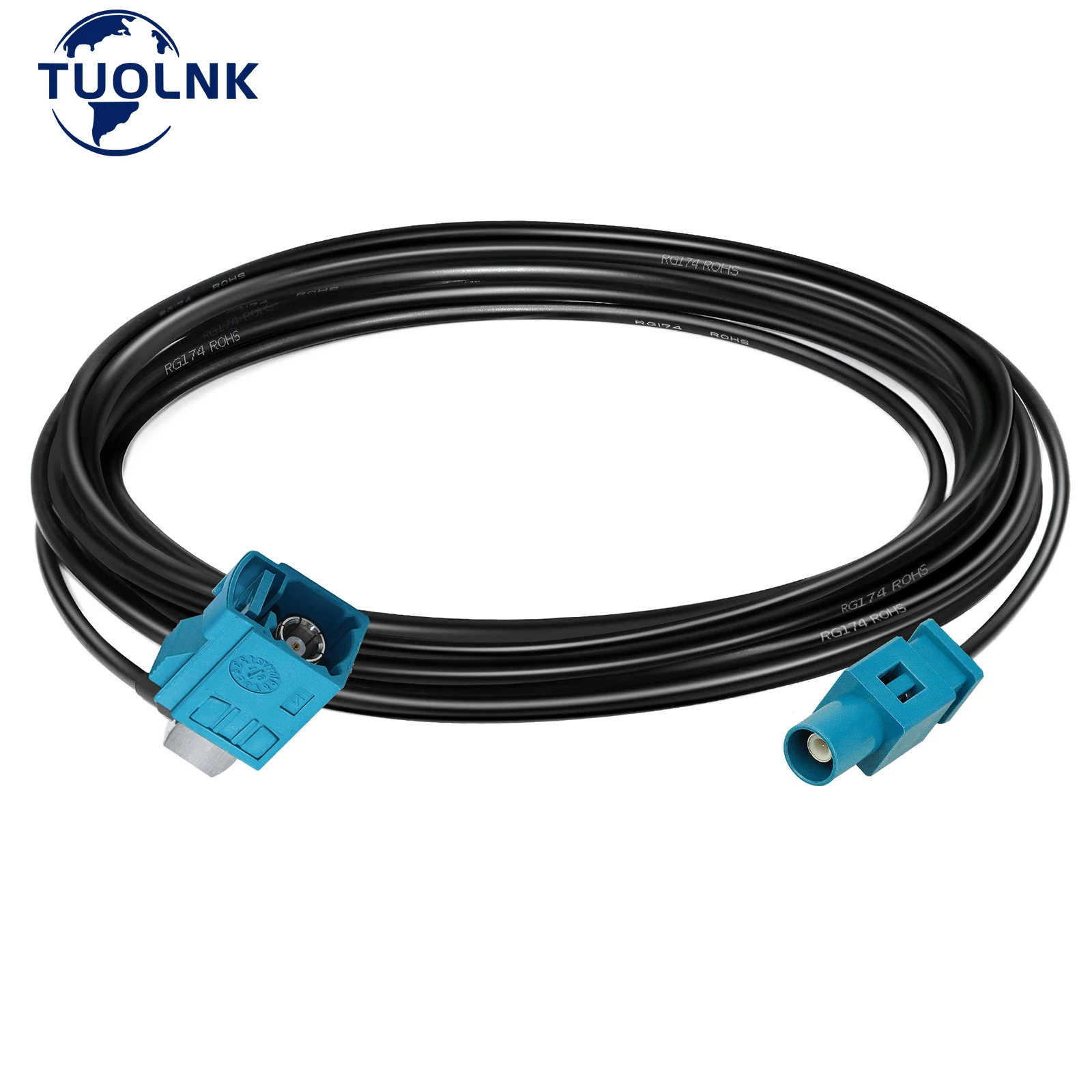 Fakra Z 남성 90도 여성 잭 GPS Wifi 안테나 RG174 Fakra Z 플러그 확장 케이블 50ohm 15/20 ...