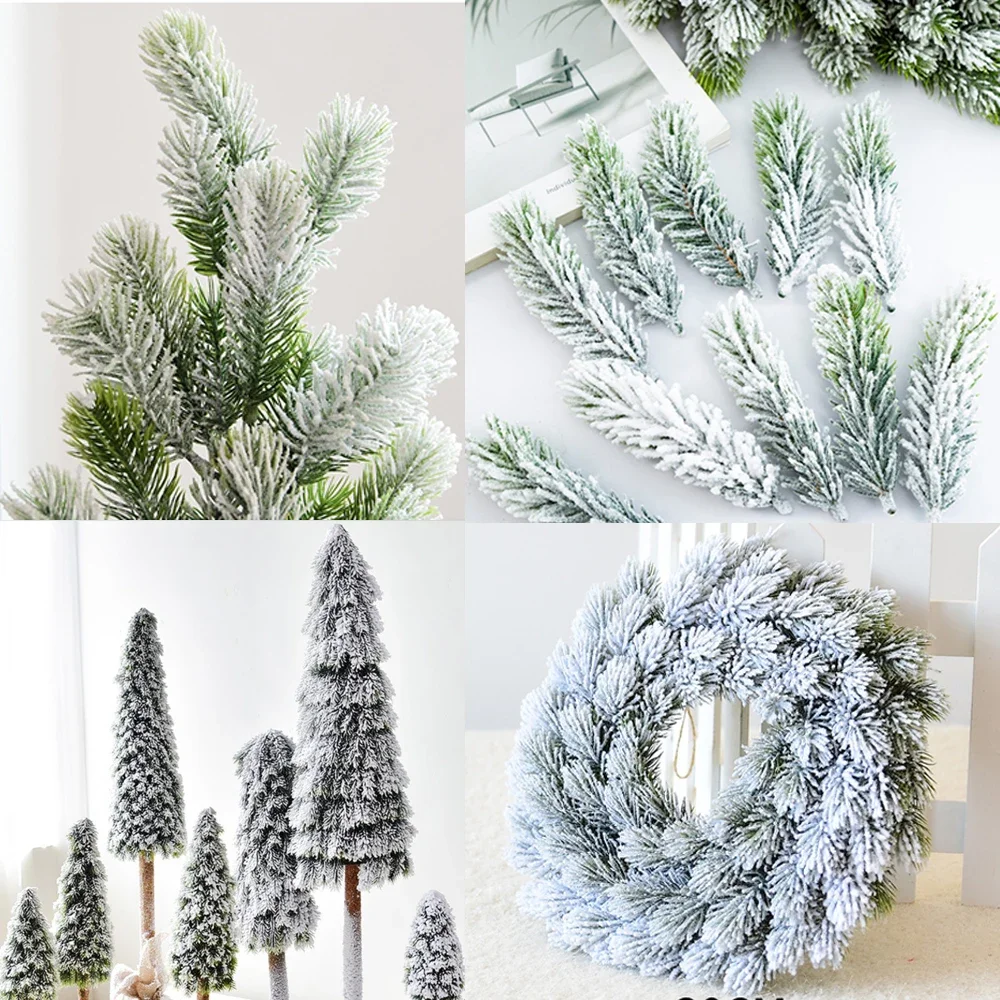10/20Pcs Mini Artificial Pine branches DIY artificial fir branch ...