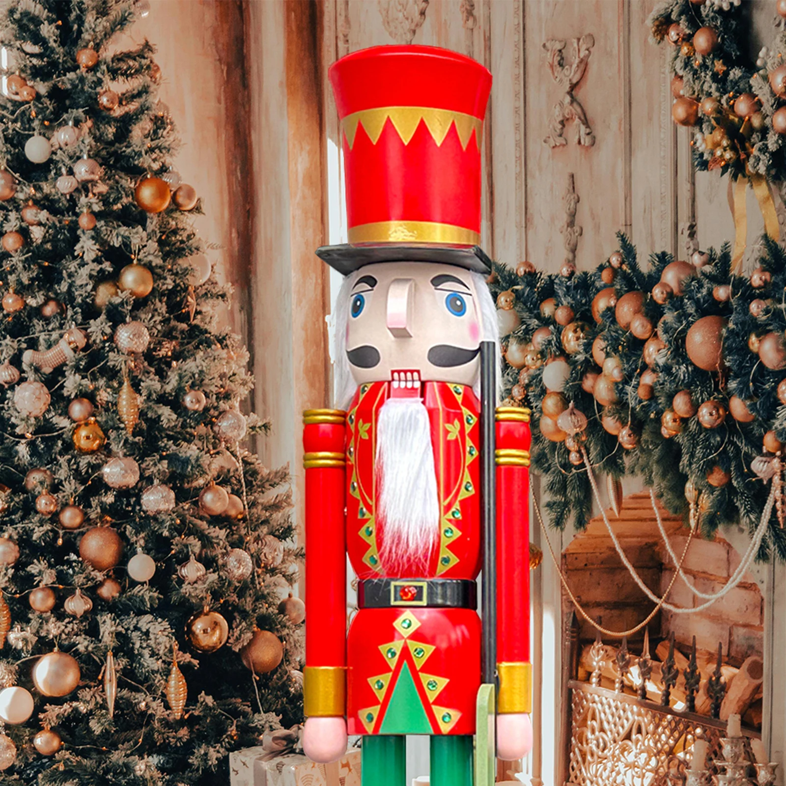 CDL 48 Red & Green Christmas Nutcracker Soldier: The Ultimate Decor for ...