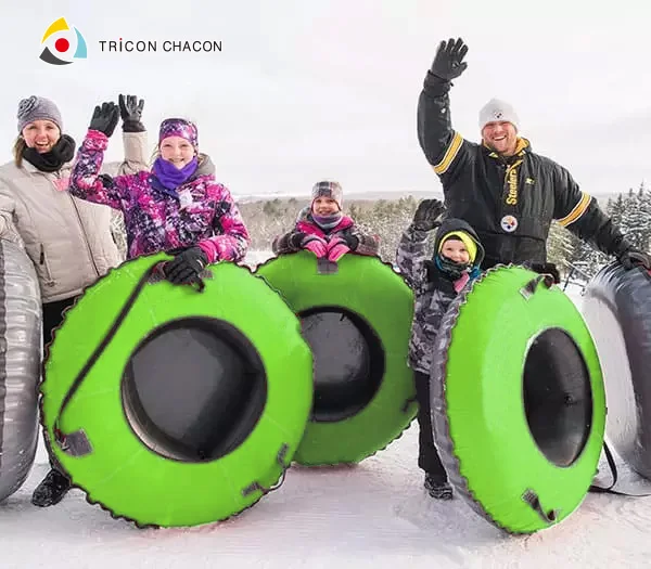 Heavy-Duty-Inflatable-Snow-Tube-Hard-Bottom-Sledge-Sled-with-Rubber-and ...