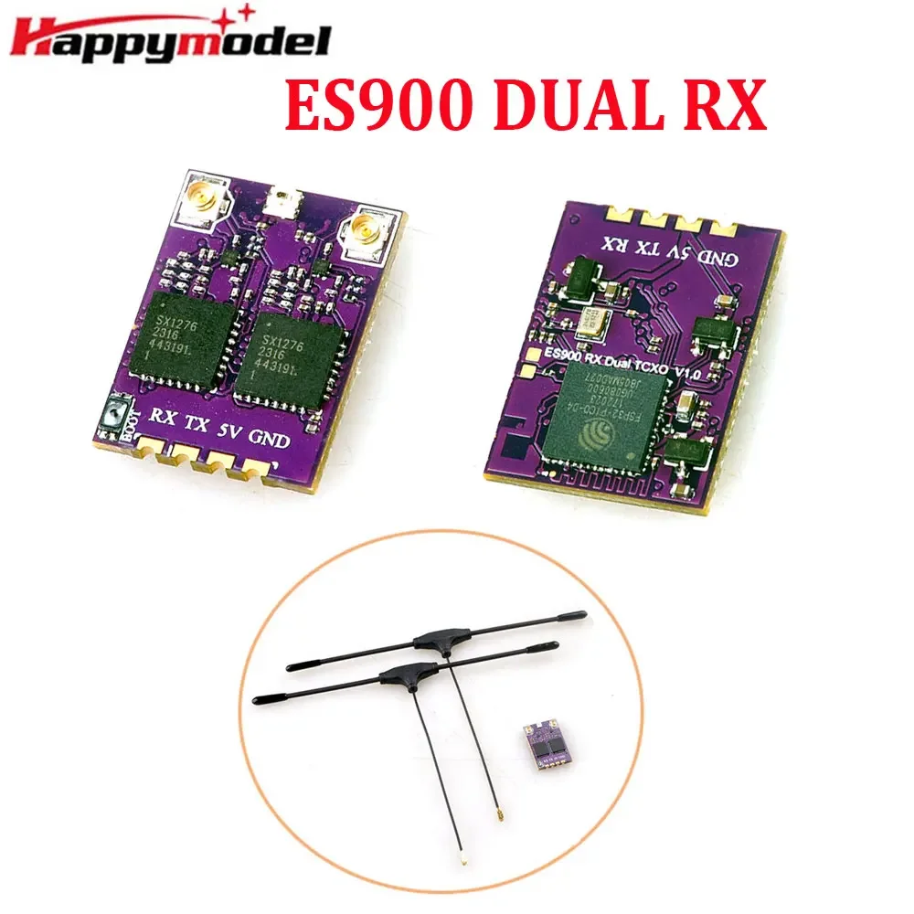 HappyModel-ES900-DUAL-RX-ELRS-Diversity-Receiver-915MHz-868MHz-Built-in ...