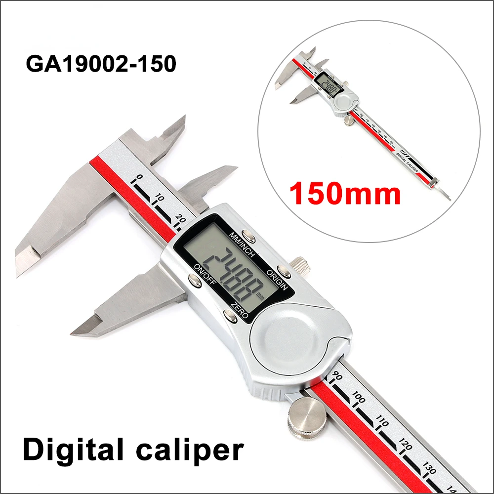DZYTEK-Vernier-Caliper-Metal-Electronic-Digital-Caliper-Stainless-Steel ...