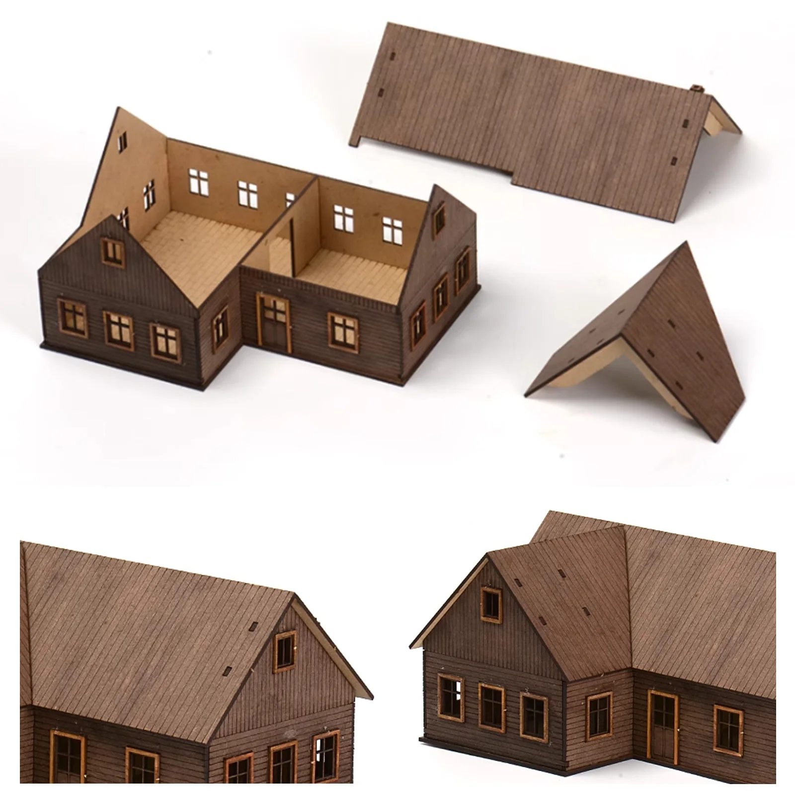 1/72 Scale Eastern European Town House Model Kit - Detailed Diorama ...