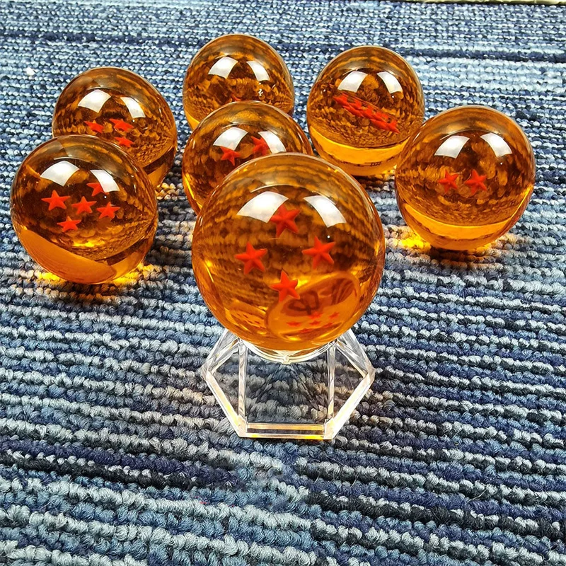 4.3 5.7 Cm Dragon Ball Z Crystal Ball Anime Figure 1 2 3 4 5 6 7 Star ...