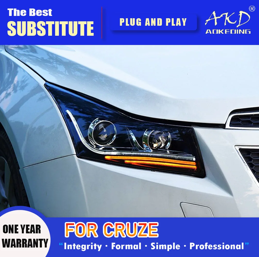 AKD-L-mpara-de-cabeza-para-Chevrolet-Cruze-faro-LED-2009-2016-faros ...