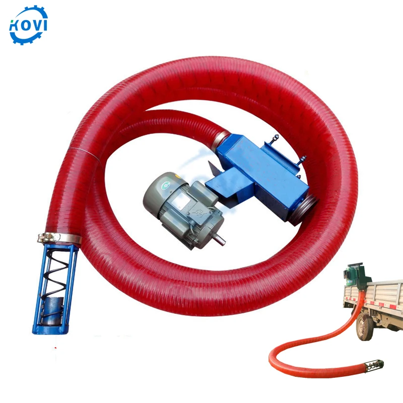electric-5M-10M-15M-grain-flexible-screw-conveyor-vacuum-pump-conveying ...