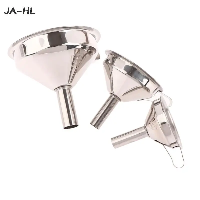 Wide-Mouth-Stainless-Steel-Funnel-Metal-Mini-Funnel-Fluid-Spice-Cooking ...