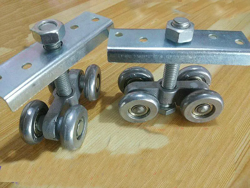 2pcs-Industrial-arc-hanging-pulley-slide-rail-hanging-rail-sliding-door ...