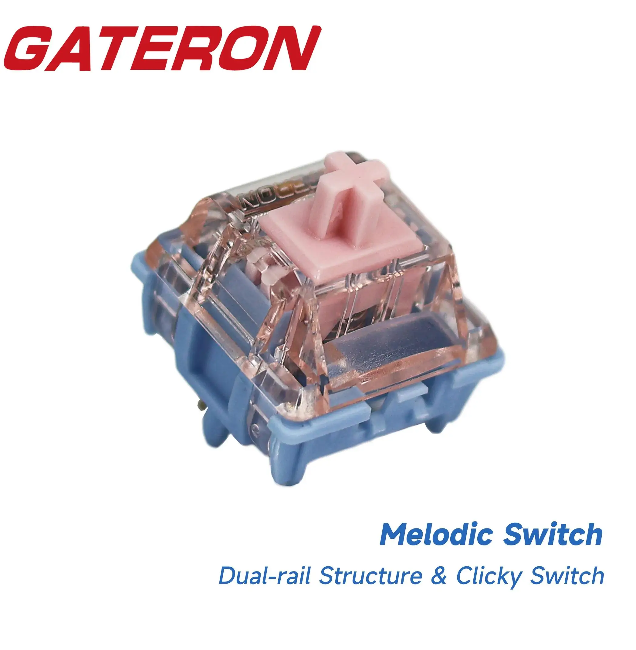 Gateron-Melodic-Switch-Clicky-MX-Strong-Tactile-Switch-60-gf-5-Pins ...