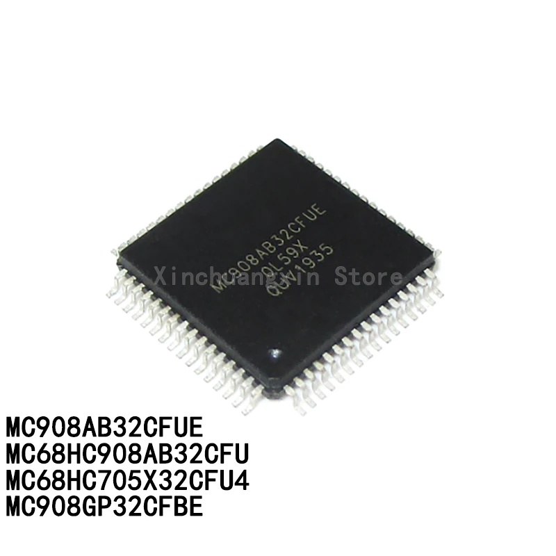 1PCS-MC908AB32CFUE-MC68HC705X32CFU4-QFP64-MC908GP32CFBE-LQFP44-MC68HC908AB32CFU-8-bit-MCU-HC08 ...