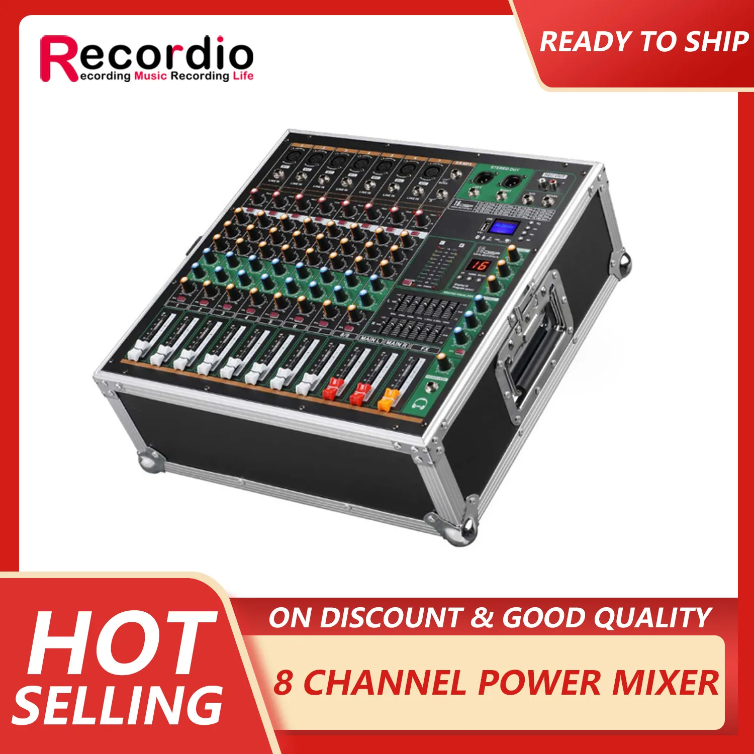 GAX-MK280-Recordio-Portable-Mixer-Sound-Console-High-Power-Integrated ...