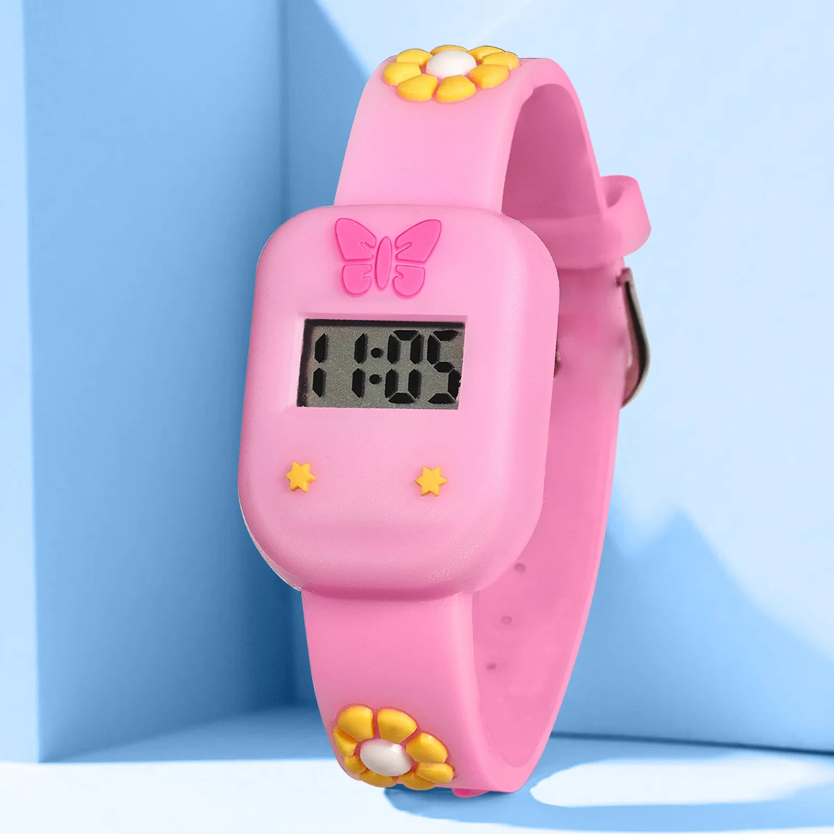 Reloj-electr-nico-cuadrado-para-ni-os-y-ni-as-corona-de-dibujos ...