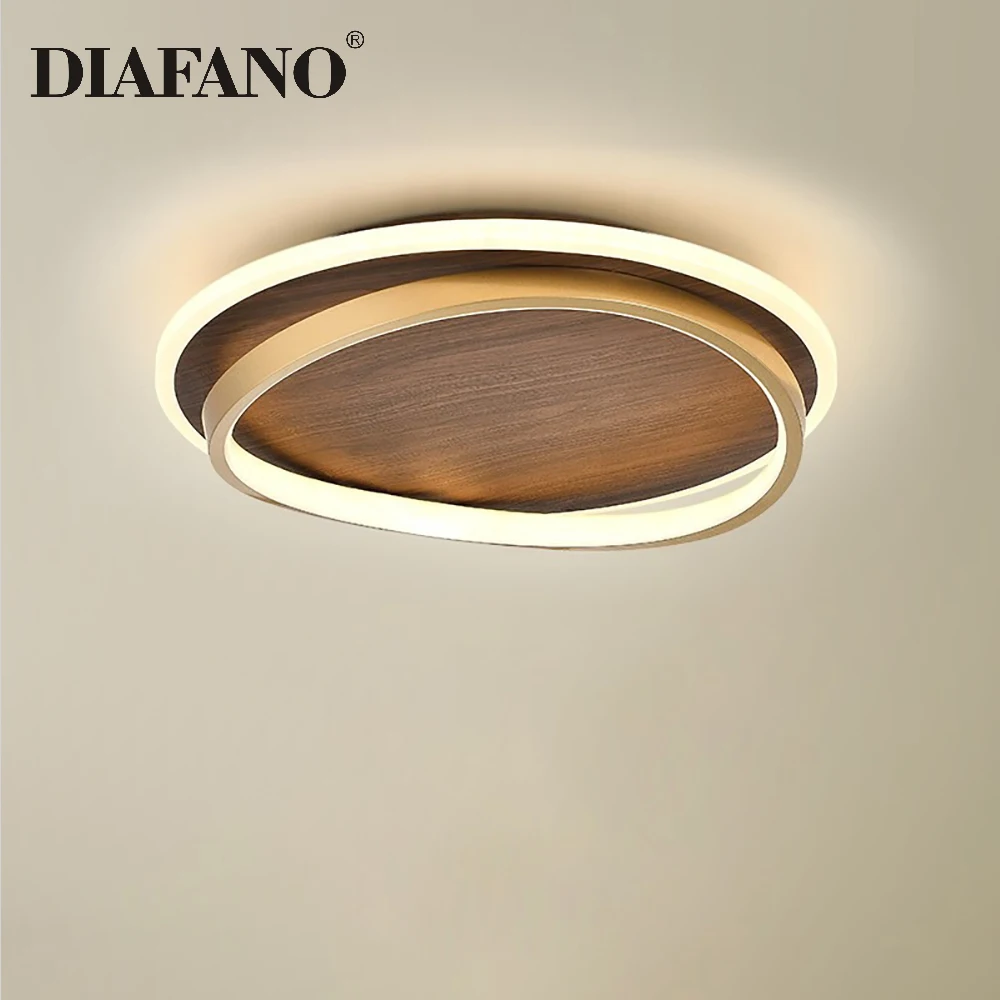 Modern-Retro-Wood-Color-Ceiling-Lamp-Bedroom-Restaurant-Kitchen-Study ...