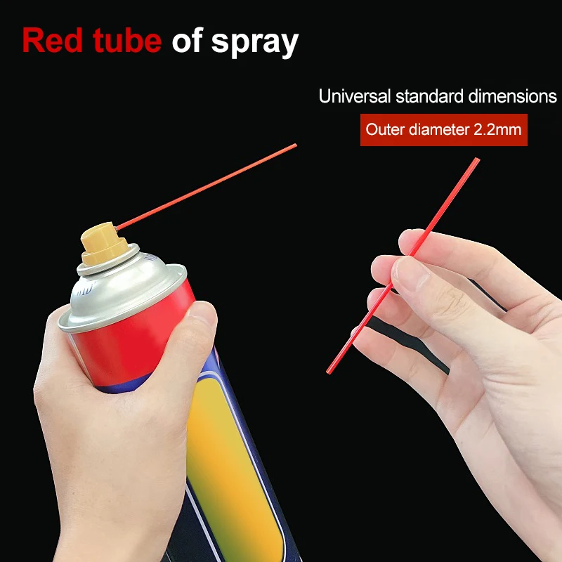 Spray Paint Red Spray Can Straws Red Plastic 4.7" Replacement Spray Can ...