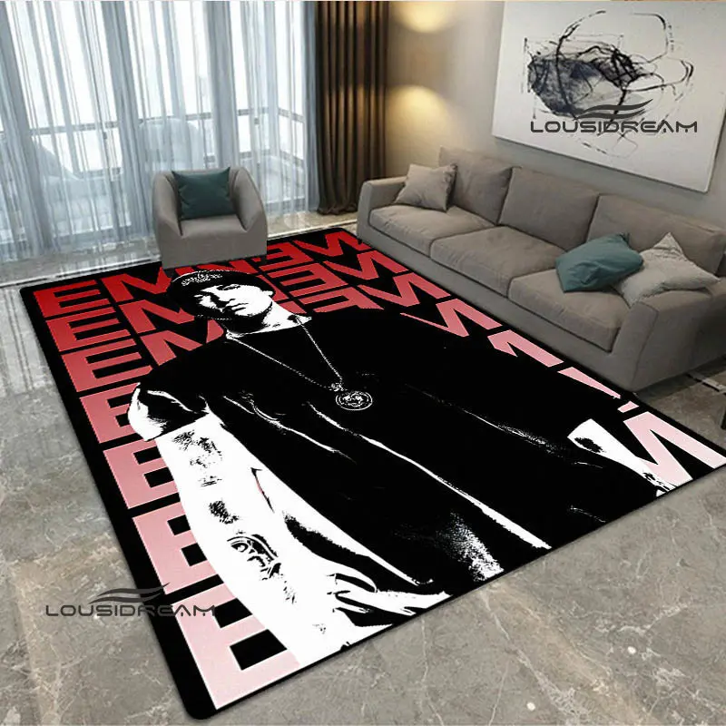 Eminem hip hop singer printed carpet Non slip carpet anime rug carpets ...
