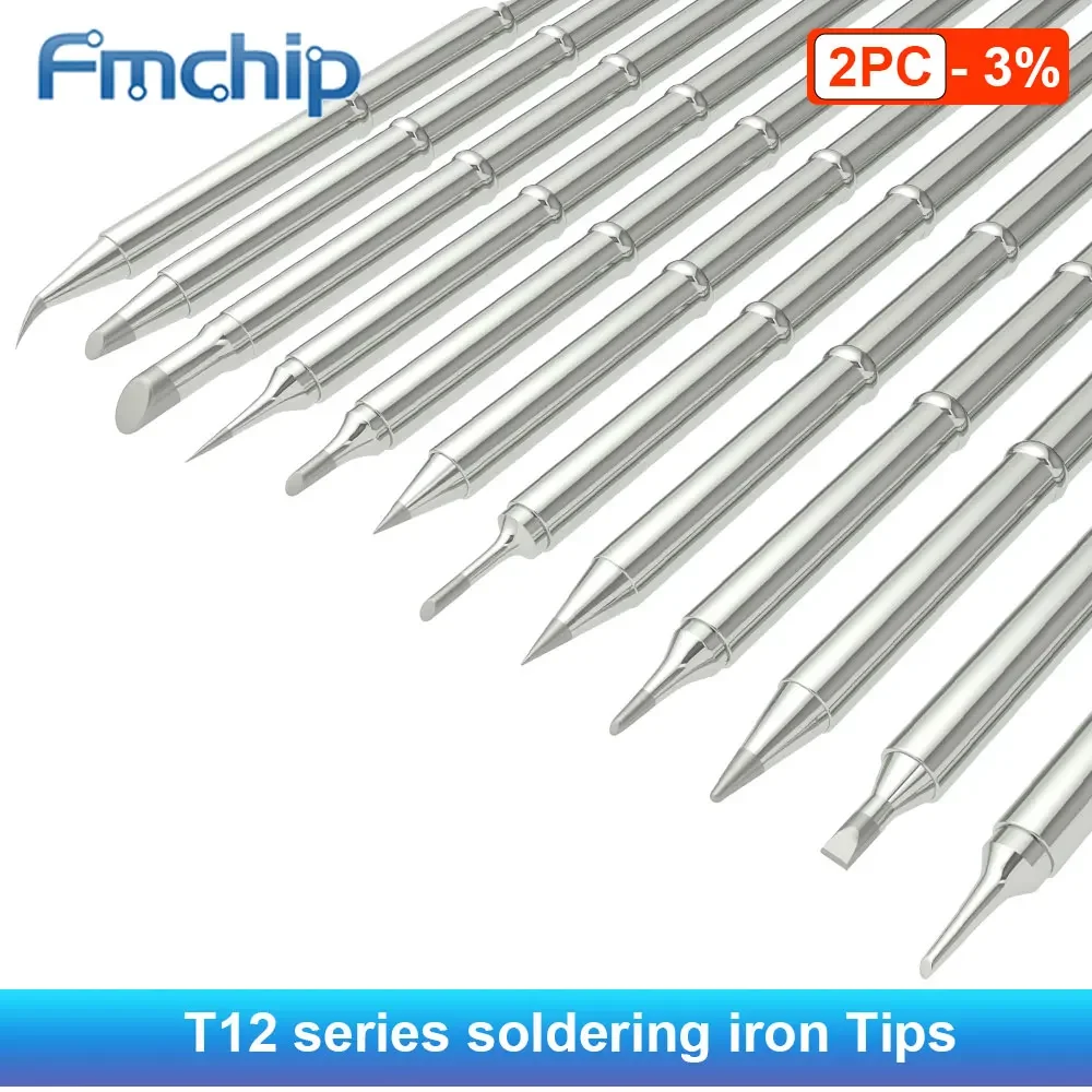 T12-Soldering-Solder-Iron-Tips-T12-Series-Iron-Tip-For-Hakko-FX951-STC ...