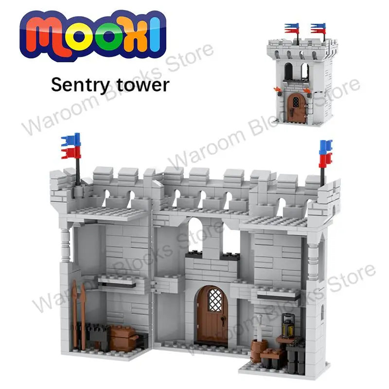 MOC5019-Military-Street-View-Medieval-Sentinel-Tower-Weapons-War ...