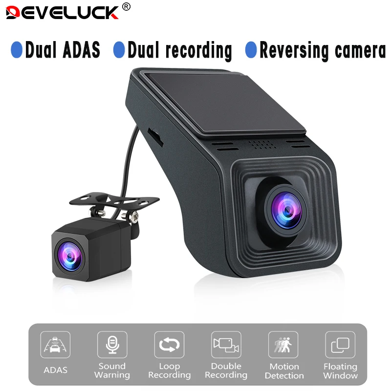 USB-Car-DVR-Dual-Recording-ADAS-Full-AR-HD-Dash-Cam-with-Reversing ...