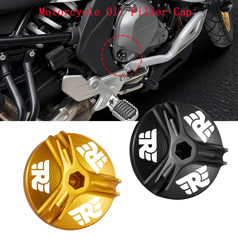 Motorcycle Engine Oil Filler Cap Oil Plug Cover Accessories For Royal ...