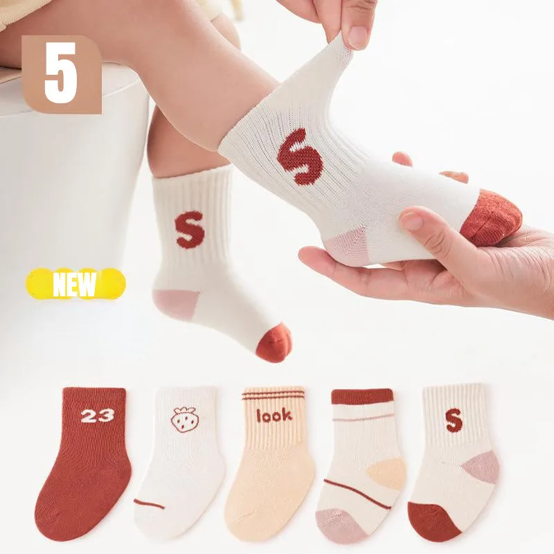 5-Pairs-Baby-Socks-Newborn-Baby-Boy-Socks-Kids-Cotton-Animal-Design ...