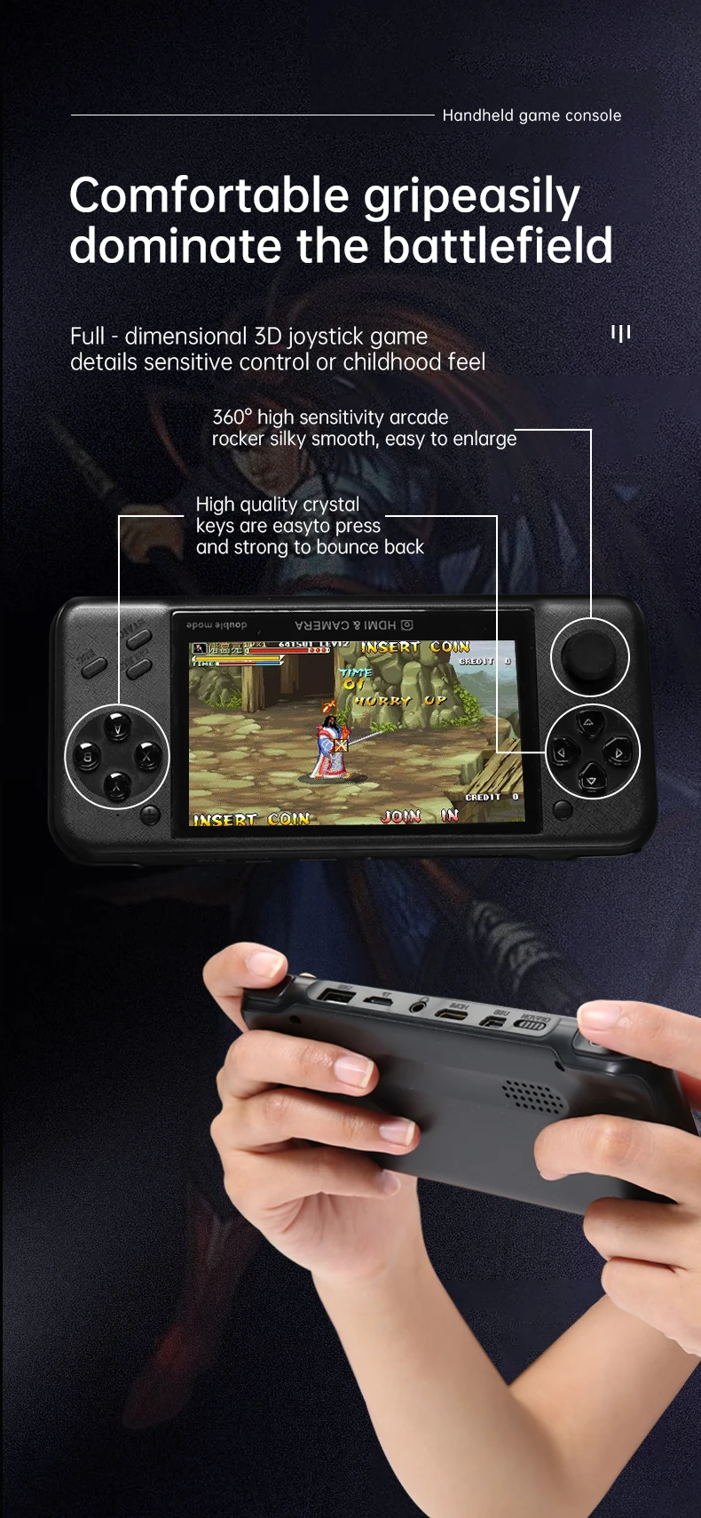 NEW XY-10 8G 4.3inch Game Console Portable Camera MP5 LCD Rechargeable ...