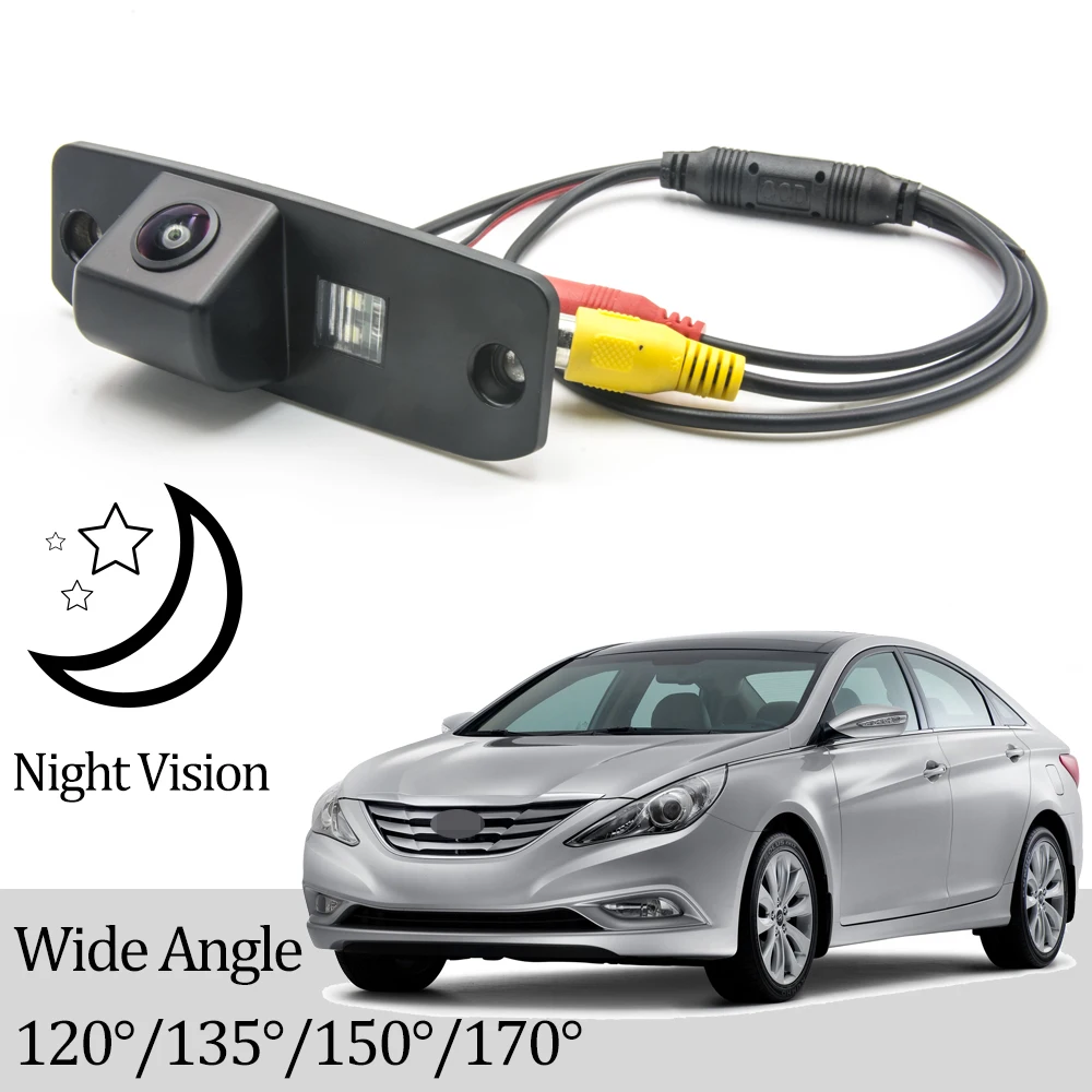 CCD HD AHD Fisheye Rear View Camera For Hyundai Sonata YF 2009 2010 ...