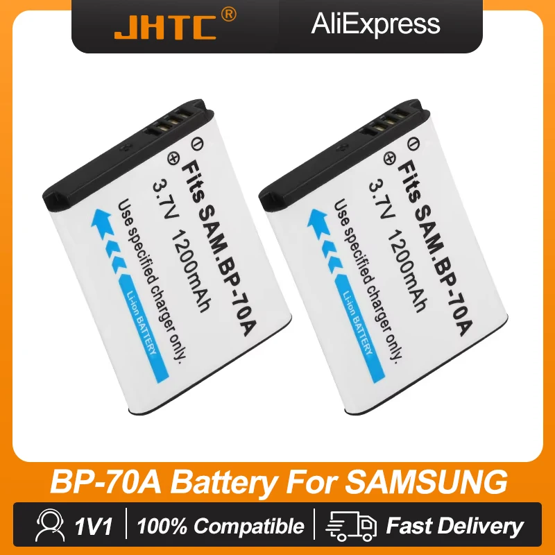 1200mAh BP-70A BP 70A Battery For SAMSUNG AQ100, ES65, ES67, ES70, ES71 ...