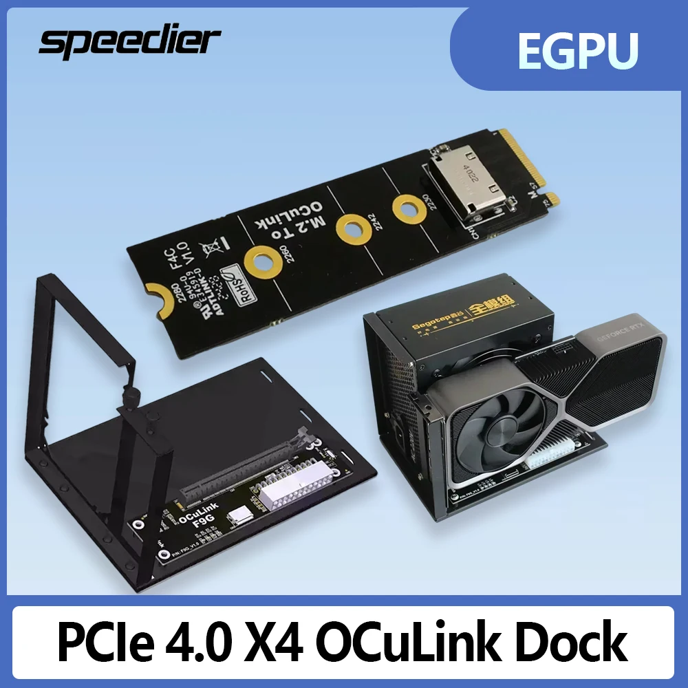 EGPU OCuLink Dock PCIe 4.0 X4 Speed External Video Graphics Card ...