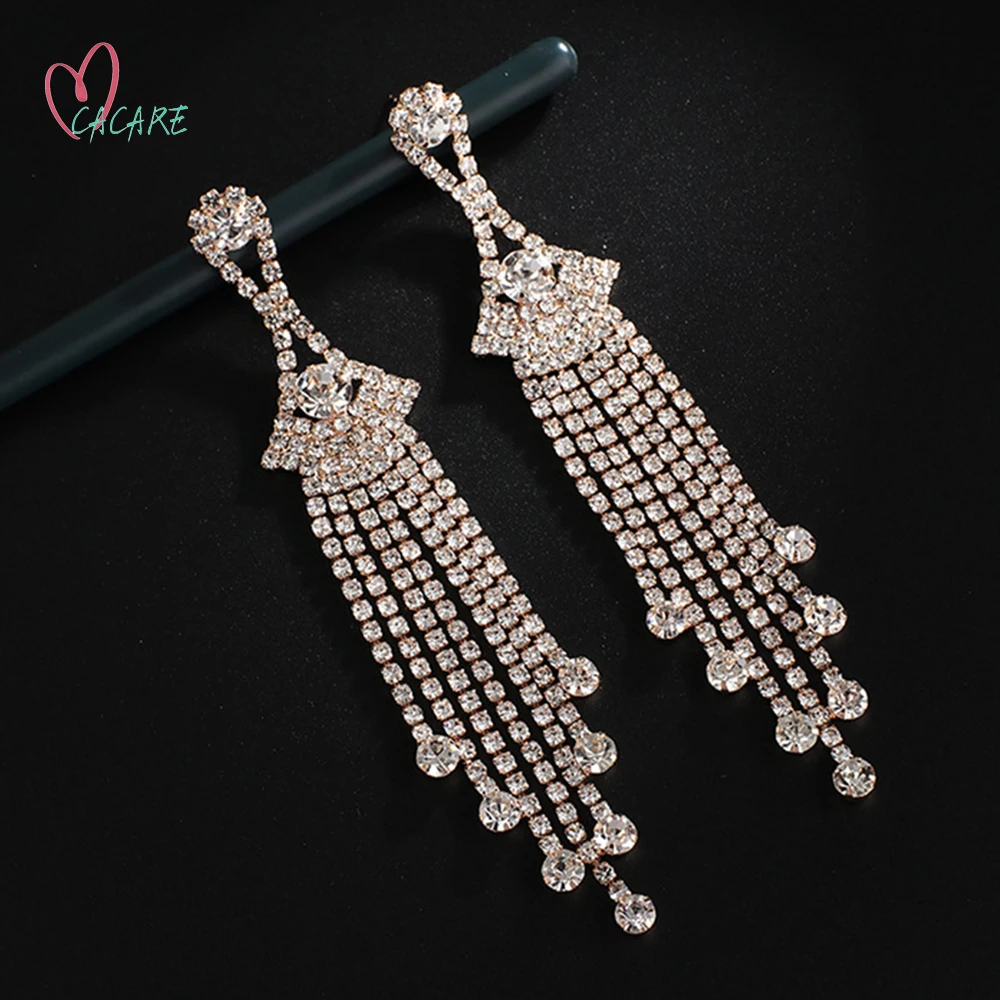 New In Women Earring Christmas Gift Trendy Big Long String Earrings ...