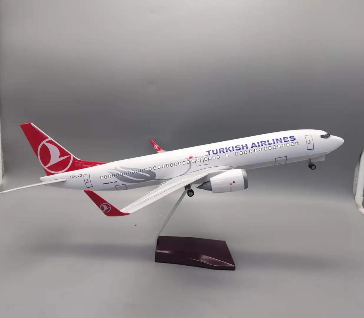 737-800 Airplane Model Toy Turkish Airlines Aircraft Model Resin Die ...