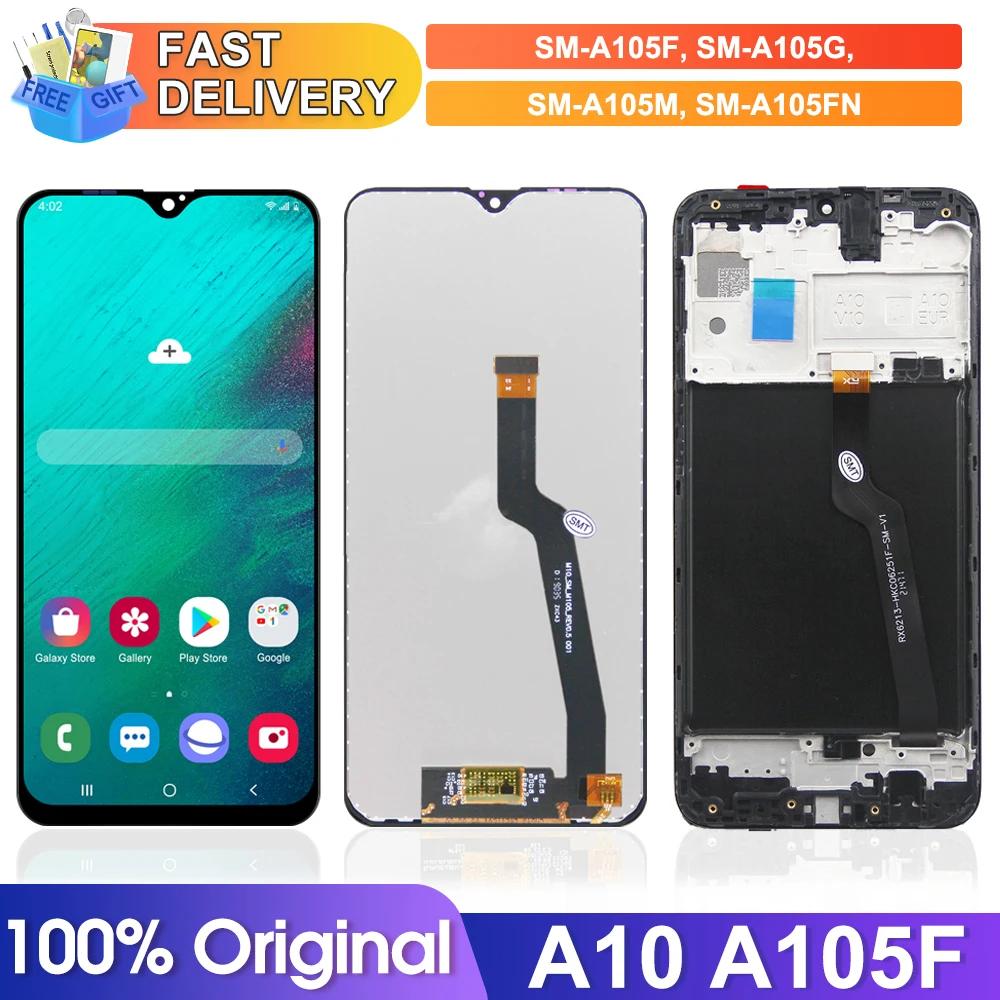 Original 6.2 "tela Para Samsung Galaxy A10 A105 A105f Sm-a105f Display ...