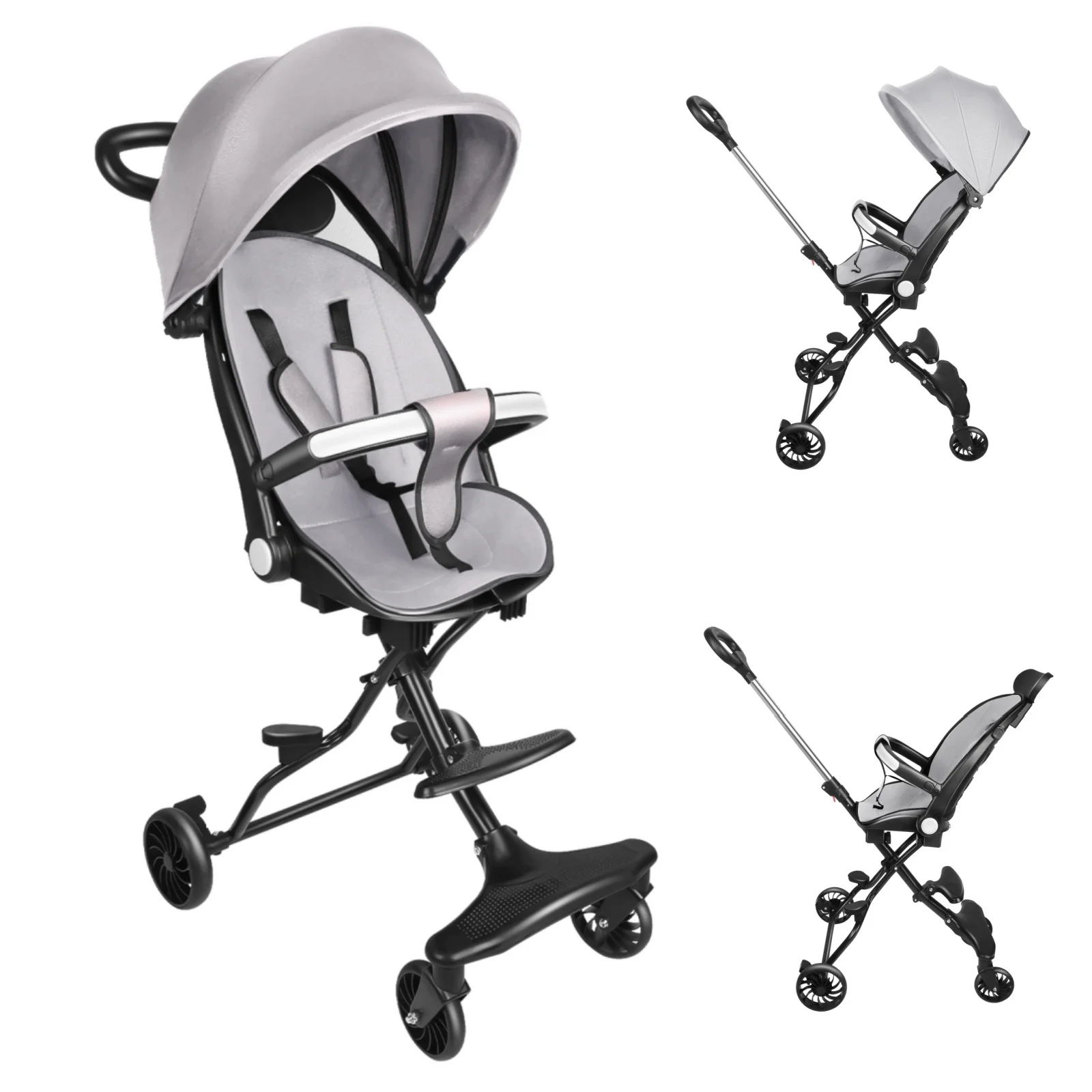 Lightweight Baby Stroller, Travel Stroller, Automatic Folding, Easy to ...